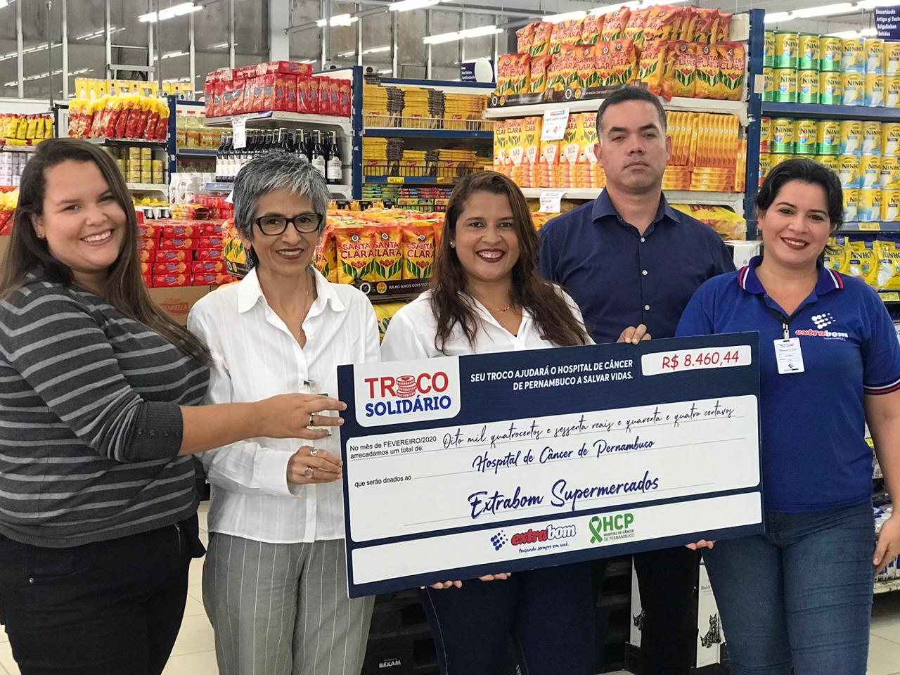 Troco em forma de solidariedade. HCP recebe mais de R$ 8 mil da rede ...