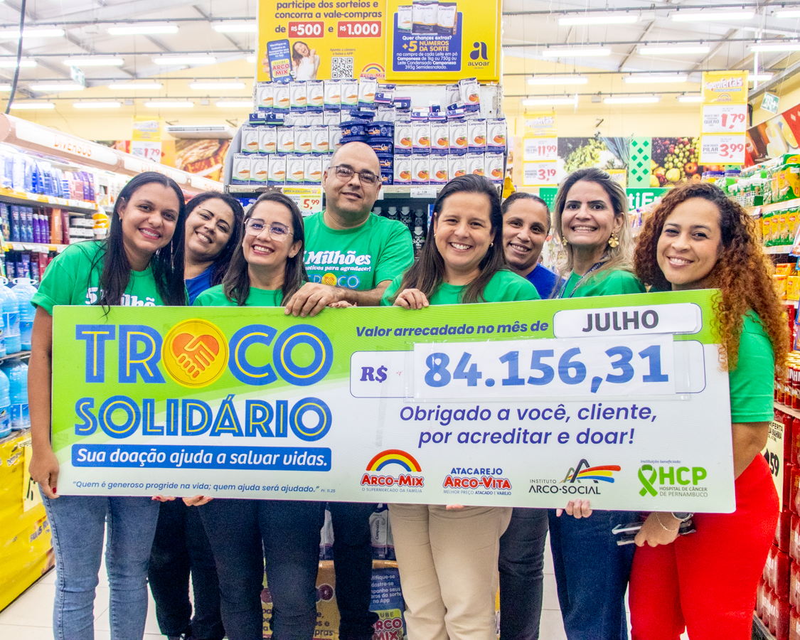 HCP recebe mais de R$ 84 mil na campanha Troco Solidário referente ao ...